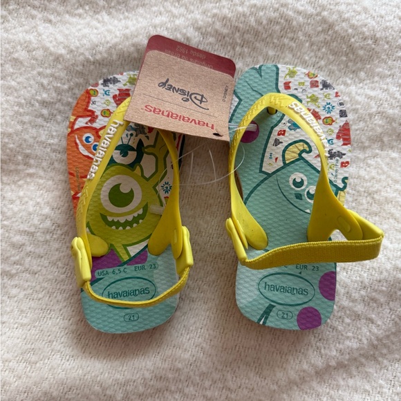 Havaianas | Shoes | New Havaianas Disney Monsters Inc Sandals Flip Flop ...